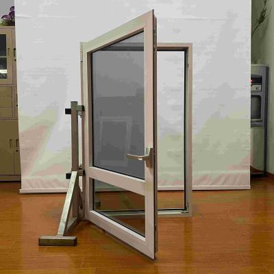 China Aluminum Tilt and Turn Windows with Double Glass - Custom Sizes 30-Day Delivery CE Certified for sale