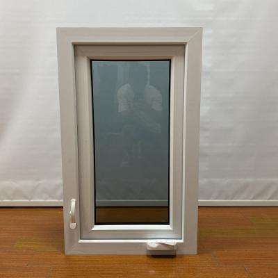 China Custom PVC Casement Windows N-60 Model with Single/Double Tempered Glass - 30 Day Delivery for sale
