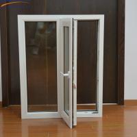 China Double Glass PVC Casement Windows with Silicone Sealing - N-60 Model, Custom Sizes, 5000 SQM Monthly Capacity for sale