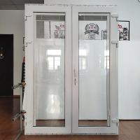China Modern UPVC Hinged Door with 2.5mm PVC Frame and Double Tempered Glass - Zinc Alloy Hardware for Sound Insulation for sale