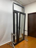 China 2.5mm PVC Hinged Door with White Tempered Glass - Waterproof Sound Insulation Modern Design Model SQ-SG60 for sale