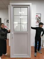 China 2.5mm Waterproof PVC Hinged Door with Tempered Glass and Zinc Alloy Hardware for Bathroom and Kitchen for sale