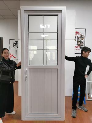 China 2.5mm Waterproof PVC Hinged Door with Tempered Glass and Zinc Alloy Hardware for Bathroom and Kitchen for sale