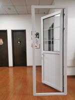 China 2.5mm Waterproof PVC Hinged Door with Tempered Glass and Zinc Alloy Hardware for Bathroom and Kitchen for sale