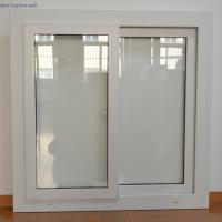 China PVC Sliding Windows with Double Tempered Glass - Reinforced Steel Frame, Custom Sizes for Energy Efficient Installation for sale