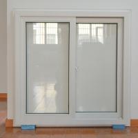 China PVC Sliding Windows with Double Tempered Glass - Reinforced Steel Frame, Custom Sizes for Energy Efficient Installation for sale