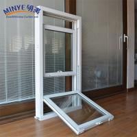 China Weather Resistant PVC Hung Windows with 1.5mm Steel Lining - Single & Double Hung Vertical Sliding Design for sale