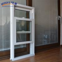 China Weather Resistant PVC Hung Windows with 1.5mm Steel Lining - Single & Double Hung Vertical Sliding Design for sale