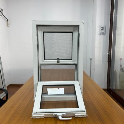 China Low-E PVC Hung Windows with 1.5mm Steel Lining and Double Glazed Options for Energy Efficient Vertical Sliding Operation for sale