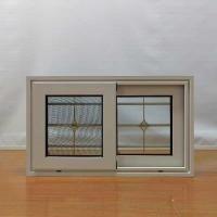 China Thermal Break Aluminum Sliding Windows with Double Glazed Glass - 5-Year Warranty, Custom Colors for Bathroom Applications for sale