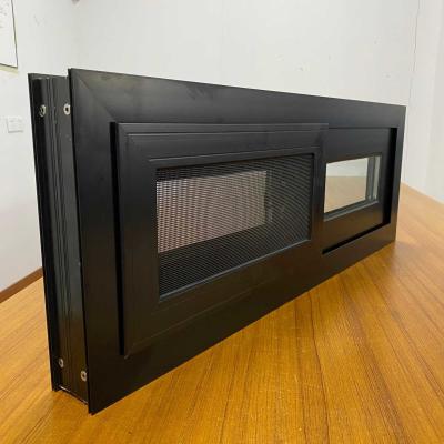 China Custom Aluminum Sliding Window with Double Glaze and Insect Screen for sale