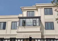China SQ-YGF100 Custom Sun Room with 3.0mm Profile Thickness and Steel Bracket Base - CE Certified Glass Enclosure for sale