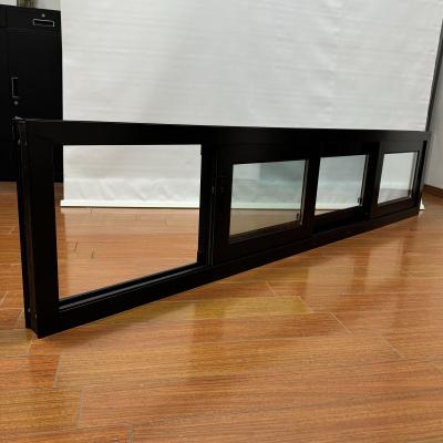 China Weather Proof Vertical Sliding Windows - Aluminum Double Glazed Glass with 5-Year Warranty for Offices & Hotels for sale