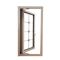 China Aluminum Casement Windows Double Glazed 20mm Thermal Break American Style Crank Control for sale