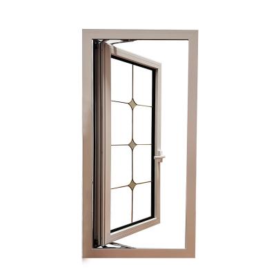 China 1.4mm Aluminum Glass Windows with 4mm-12mm Glass Options - Multi-Point Locking & Noise Insulation for sale