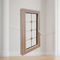 China Aluminum Casement Windows Double Glazed 20mm Thermal Break American Style Crank Control for sale