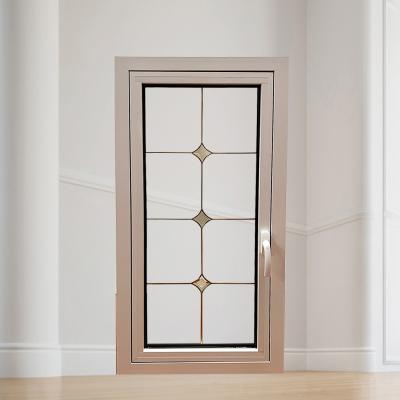 China Aluminum Casement Windows Double Glazed 20mm Thermal Break American Style Crank Control for sale