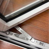 China 1.4mm Aluminum Glass Windows with 4mm-12mm Glass Options - Multi-Point Locking & Noise Insulation for sale