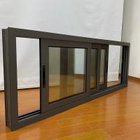 China Custom Aluminum Sliding Window with Double Glaze Glass for sale