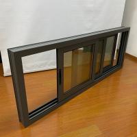 China Custom Aluminum Sliding Window with Double Glaze Glass for sale