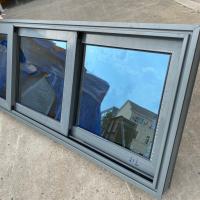 China Custom Aluminum Sliding Window with Double Glaze Glass for sale