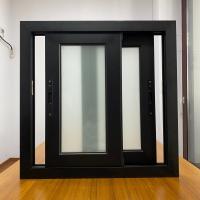 China Surface Mounted Aluminum Glass Sliding Windows 4mm-12mm Single Glazed with Multi-Point Locking System for sale