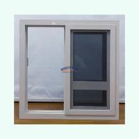 China Custom Aluminum Sliding Windows with Double Glaze Glass, Powder-Coated Frame and 5-Year Warranty for Bathroom and Commercial Use for sale