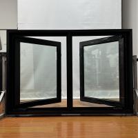 China N-60 Aluminum Casement Windows with Double Tempered Glass - Custom Sizes, 30-Day Delivery, CE Certified for sale