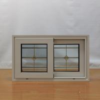 China Aluminum Sliding Window Double Glaze Glass Insect Screen 1200mm x 1500mm for sale