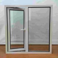 China Surface Mount Aluminum Glass Casement Window with 1.4mm Frame and 4-12mm Glass - Customizable Sizes for sale