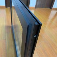 China 6mm-7mm Aluminum Glazing Single Glass Soundproof Windows with 1.4mm Frame Thickness and Customizable Sizing for sale