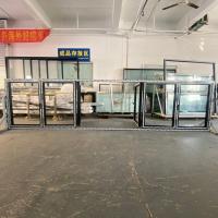 China High Security Aluminum Glass Windows 1.4mm Frame 4-12mm Tempered Glass Soundproof Sliding Windows for sale