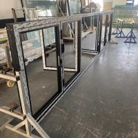 China Aluminum Bifold Windows with Double Glazed Glass - Customizable Height, Soundproofing & Hurricane Protection for sale