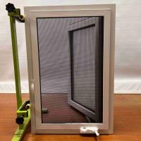 China 1.4mm Aluminum Double Hung Window with Double Tempered Glass - Weather Resistant & Energy Efficient for sale