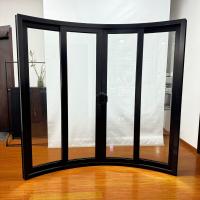 China Modern Aluminium Sliding Glass Doors with Double Tempered Glass - 2000 SQM Monthly Capacity, CE Certified Security System for sale