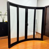 China Modern Aluminium Sliding Glass Doors with Double Tempered Glass - 2000 SQM Monthly Capacity, CE Certified Security System for sale