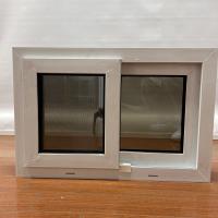 China Reinforced Steel PVC Sliding Windows with Double Glazed Tempered Glass - CE Certified Modern Design for sale