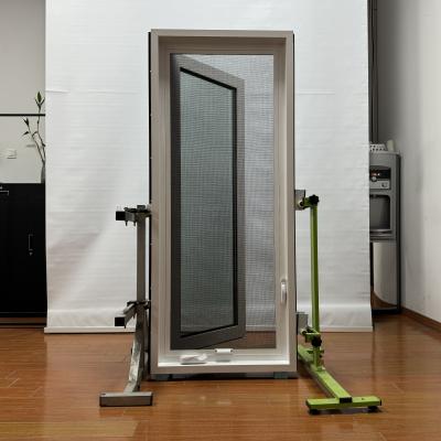 China Powder Coated Thermal Break Aluminum Casement Windows Custom Size 80-74 for sale