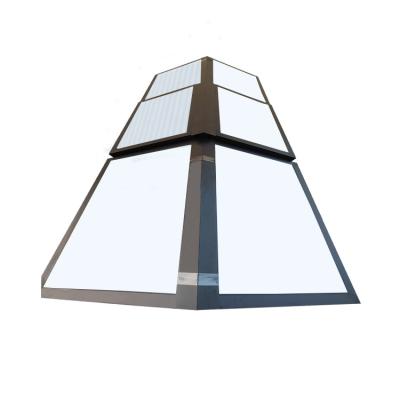 China Rectangular Aluminum Skylight with Remote Control - Double Tempered Glass & 5-Year Warranty for Heat Insulation Roof Windows for sale