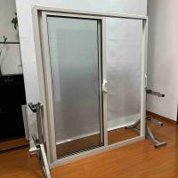 China Custom Size Aluminum Sliding Glass Doors with Double Tempered Glass - 68$ Interior Partition Security System for sale