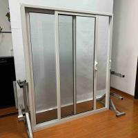 China Custom Size Aluminum Sliding Glass Doors with Double Tempered Glass - 68$ Interior Partition Security System for sale