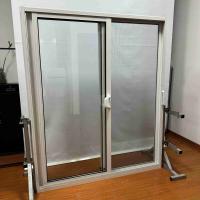 China Custom Size Aluminum Sliding Glass Doors with Double Tempered Glass - 68$ Interior Partition Security System for sale
