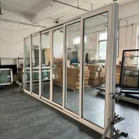 China NO SQ-DQ77 Aluminum Sliding Glass Door with Double Tempered Glass 25-30 Day Delivery CE Certified for sale
