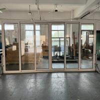 China NO SQ-DQ77 Aluminum Sliding Glass Door with Double Tempered Glass 25-30 Day Delivery CE Certified for sale