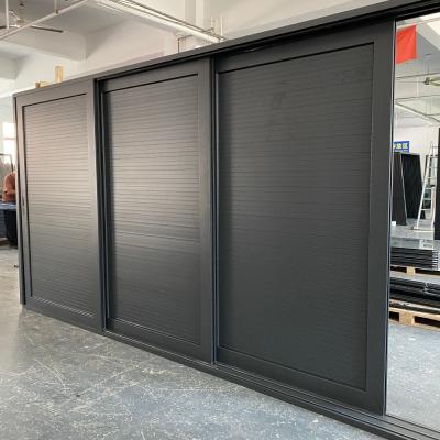 China NO SQ-DQ77 Aluminum Sliding Glass Doors with Double Tempered Glass and Sound Insulation - 25-30 Day Delivery for sale