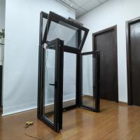 China Waterproof Soundproof Aluminum Hinged Door with 2.0mm Profile and Custom Glass Options for Commercial and Residential Use for sale