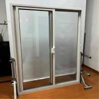 China Powder Coated Aluminum Sliding Window with Double Tempered Glass - C-24 Model with 5-Year Warranty for sale
