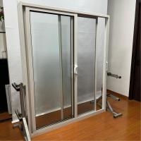 China Powder Coated Aluminum Sliding Window with Double Tempered Glass - C-24 Model with 5-Year Warranty for sale