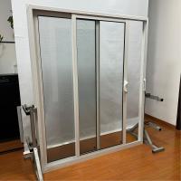 China Powder Coated Aluminum Sliding Window with Double Tempered Glass - C-24 Model with 5-Year Warranty for sale