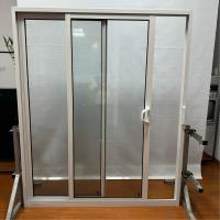 China Powder Coated Aluminum Sliding Window with Double Tempered Glass - C-24 Model with 5-Year Warranty for sale